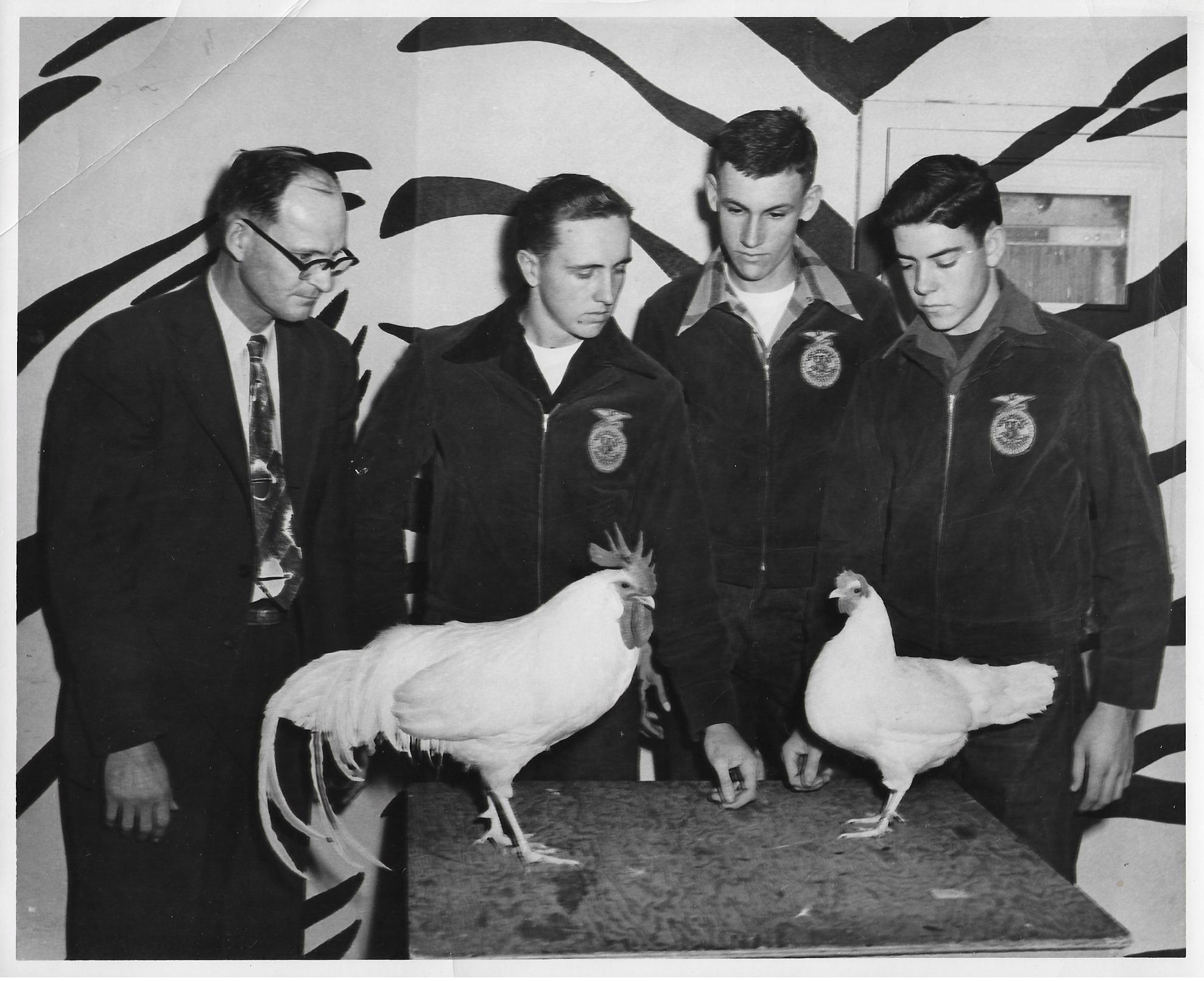 Delhi FFA Poultry Judging Team - Western Oklahoma Historical Society